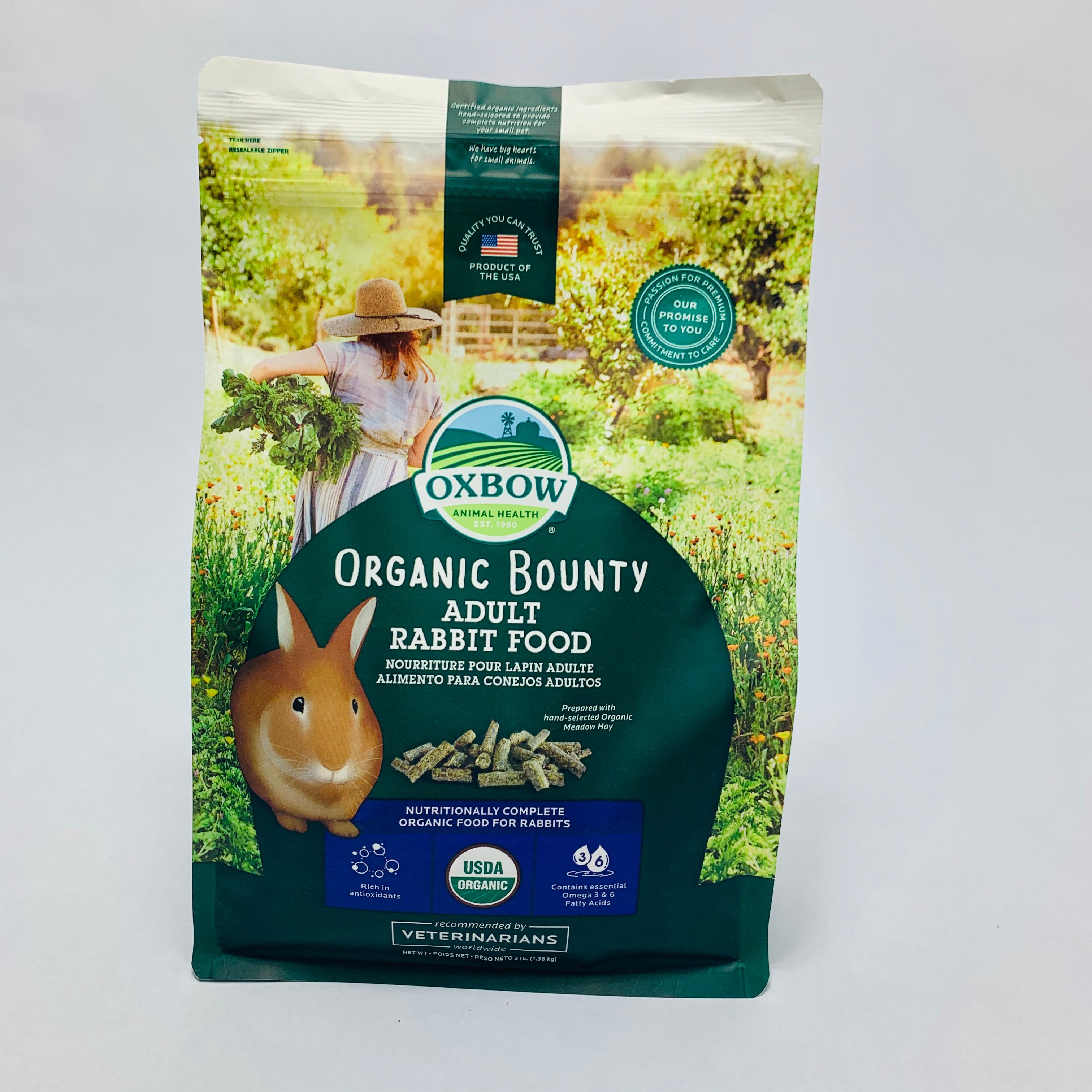 Oxbow Organic Bounty Rabbit Pellets - 3lbs | Bunny Bunch Boutique
